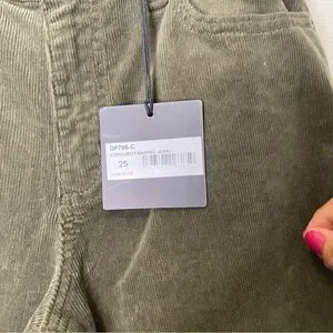 JBD | Pants & Jumpsuits | Jbd Dark Olive Corduroy Barrel Jean Sz 25 ...